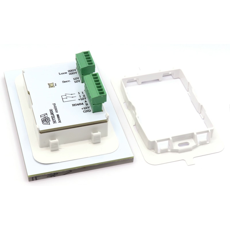Touch Keyboard + RFID, glass, Modbus, LoRa 433Mhz